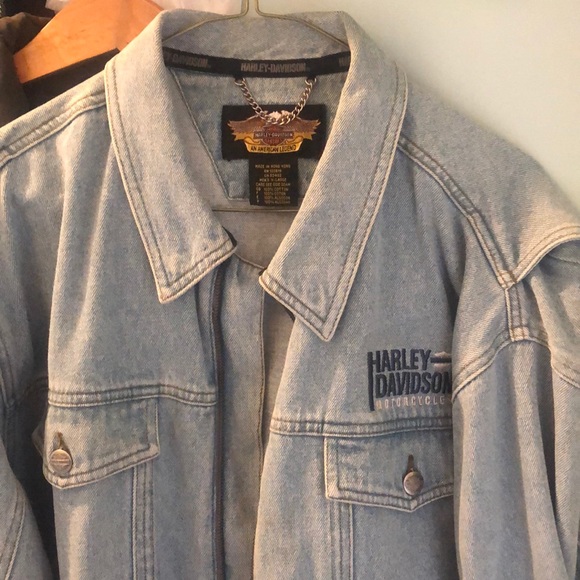 Harley-Davidson | Jackets & Coats | Harley Davidson Vintage Demin ...